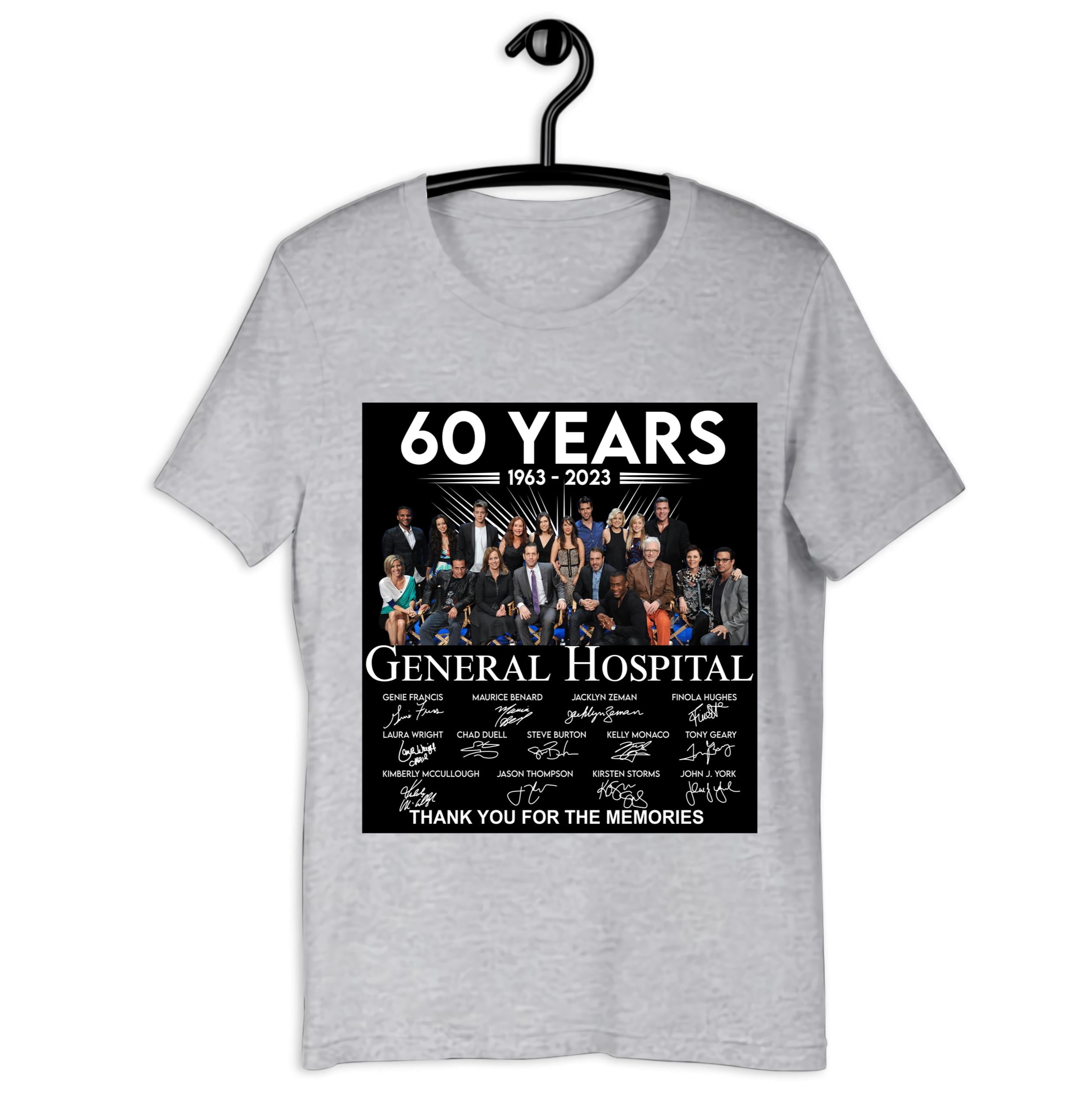 General Hospital 60 Years 1963 2023 Vintage T-shirt - Walmart.com