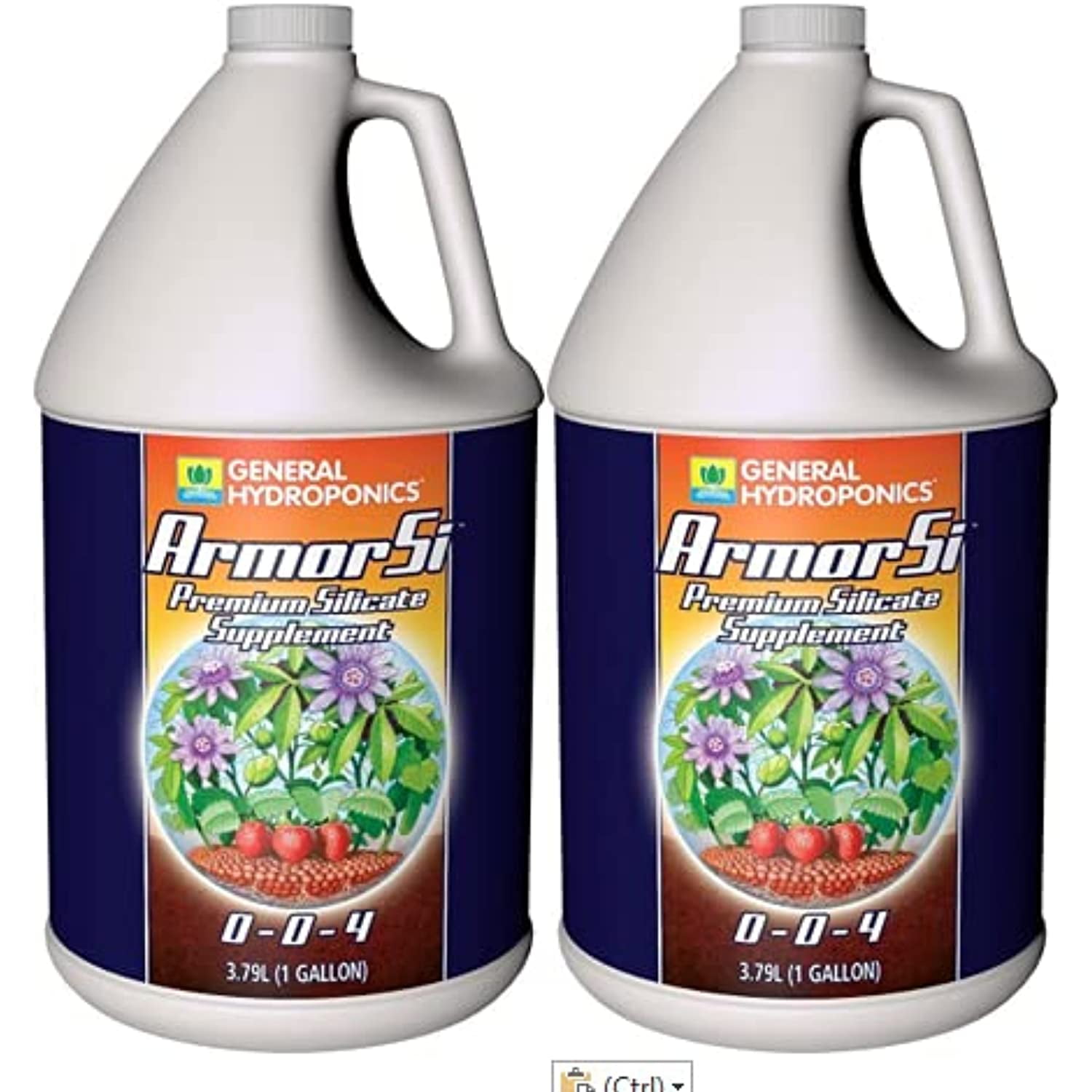 General Hydroponics Armor Si for Gardening (2 Pack 1 Gallon) - Walmart ...