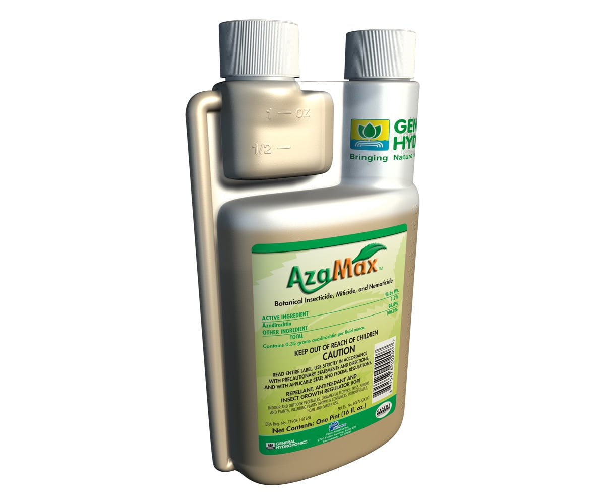General Hydroponics AzaMax Antifeedant and Insect Growth Regulator, 16 ...