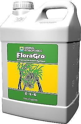 General Hydroponics FloraGro, 2.5 Gallon - Walmart.com