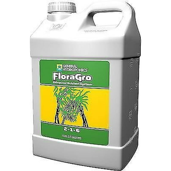 General Hydroponics FloraGro, 2.5 Gallon - Walmart.com