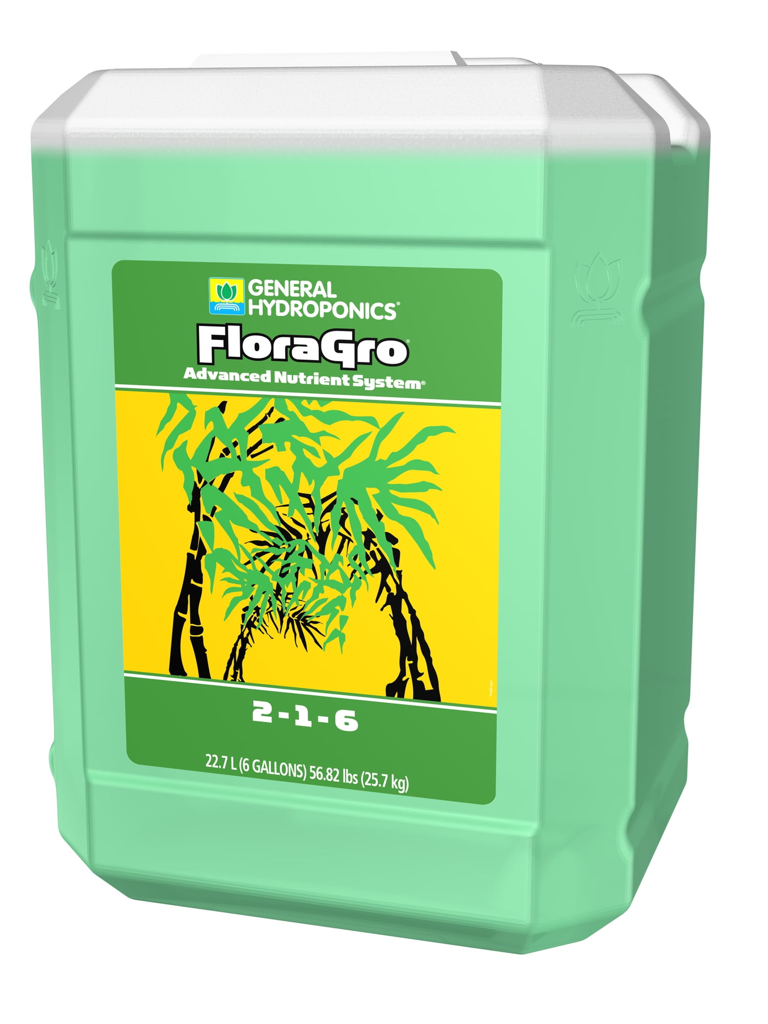 General Hydroponics FloraGro, 6 Gallon - Walmart.com