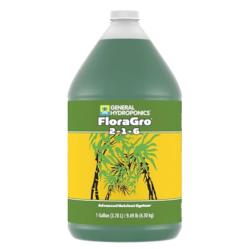General Hydroponics FloraGro Plant Food, 2-1-6, 1 gal. - Walmart.com