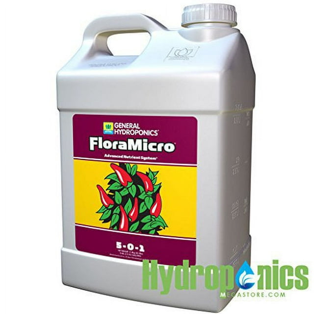 General Hydroponics FloraMicro 2.5 Gallon Gh Flora Micro 2.5Gal ...