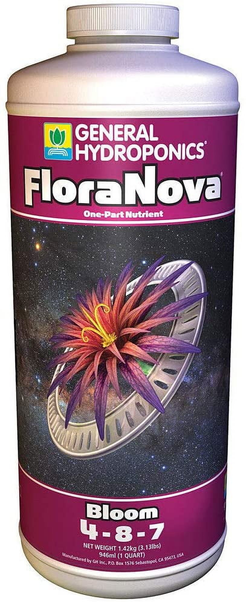General Hydroponics FloraNova Bloom 1 Quart qt 32oz - gh Flora nova ...
