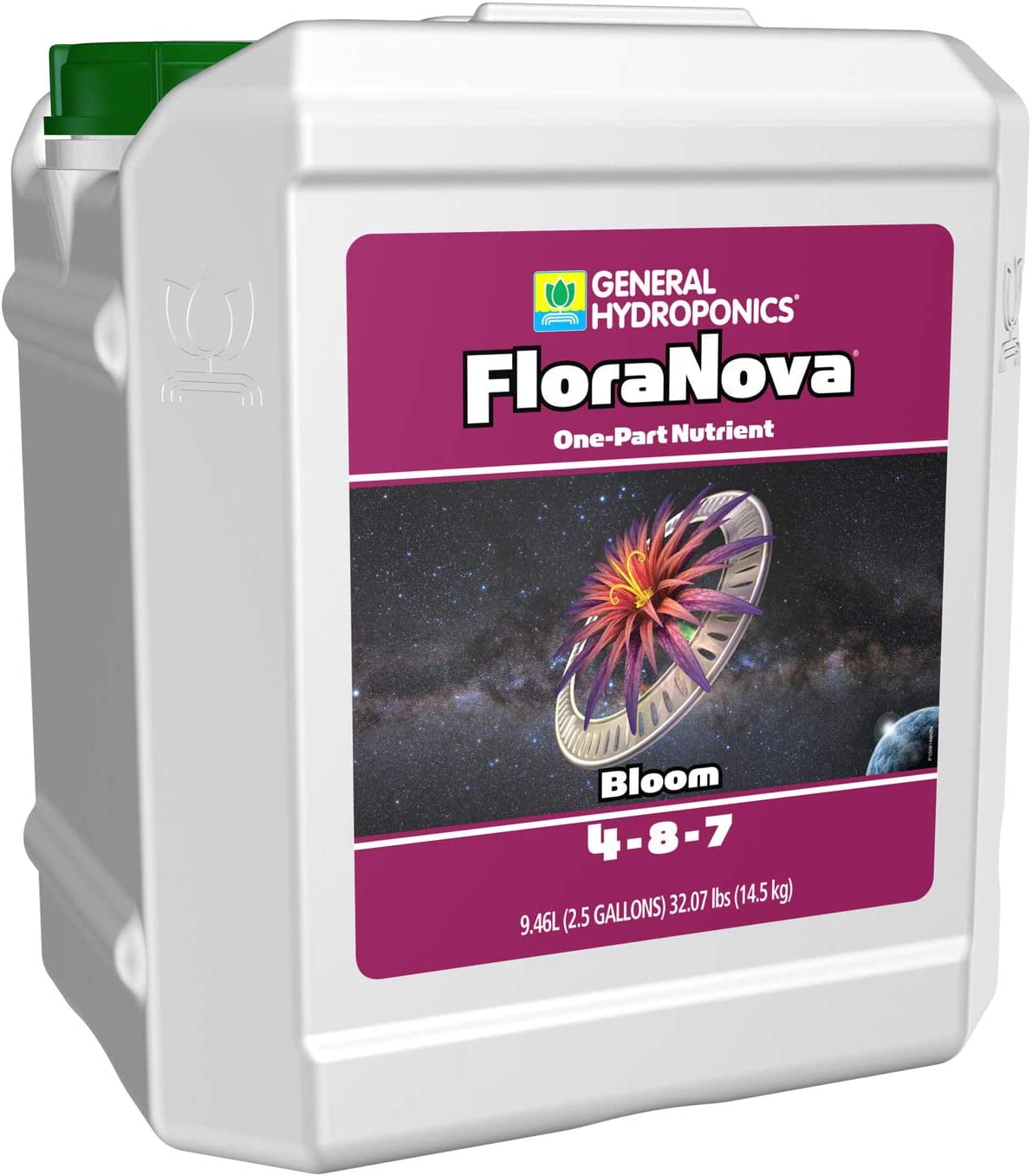 General Hydroponics FloraNova Bloom, One-Part Nutrient, 2.5-Gallon ...