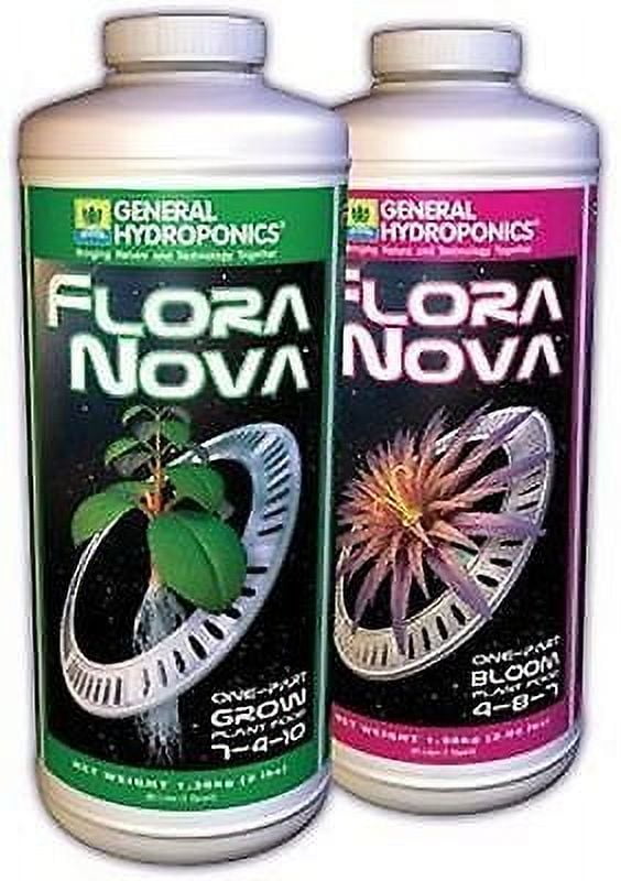 General Hydroponics FloraNova Combo Kit: Gro and Bloom (1 Quart ...