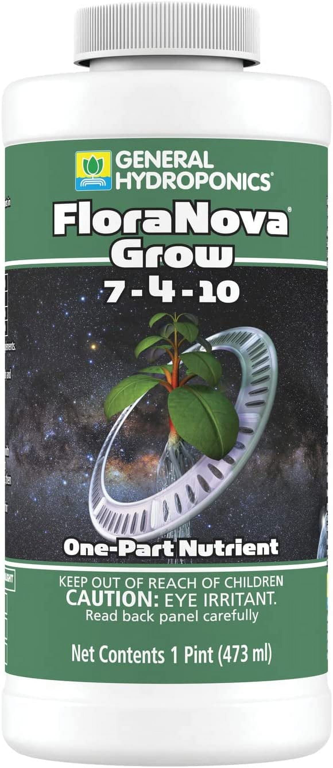 General Hydroponics FloraNova Grow 7-4-10, Robust Strength of Dry ...