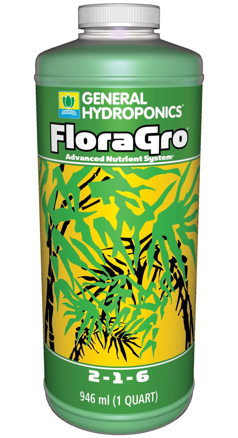 General Hydroponics Floragro Plant Nutrients 1 Qt. - Walmart.com