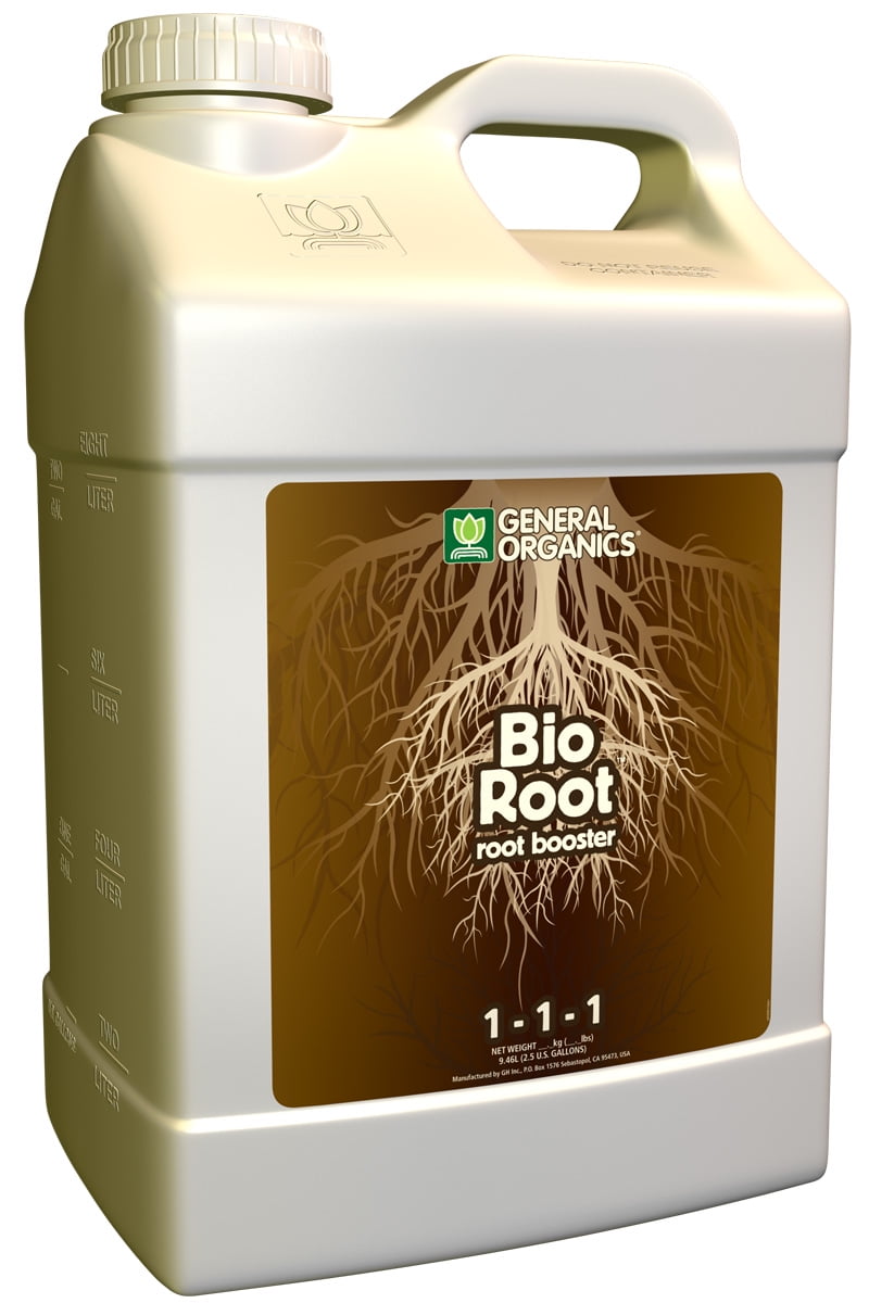 General Hydroponics GH5324 Organics BioRoot Root Booster, 2.5-Gallon [2 ...