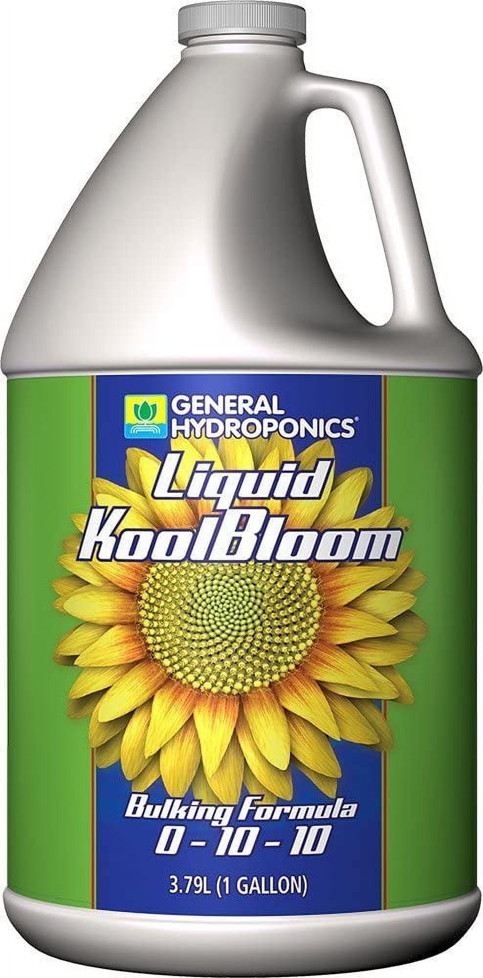 General Hydroponics Liquid KoolBloom, Bulking Formula, 0-10-10, 1 gal ...