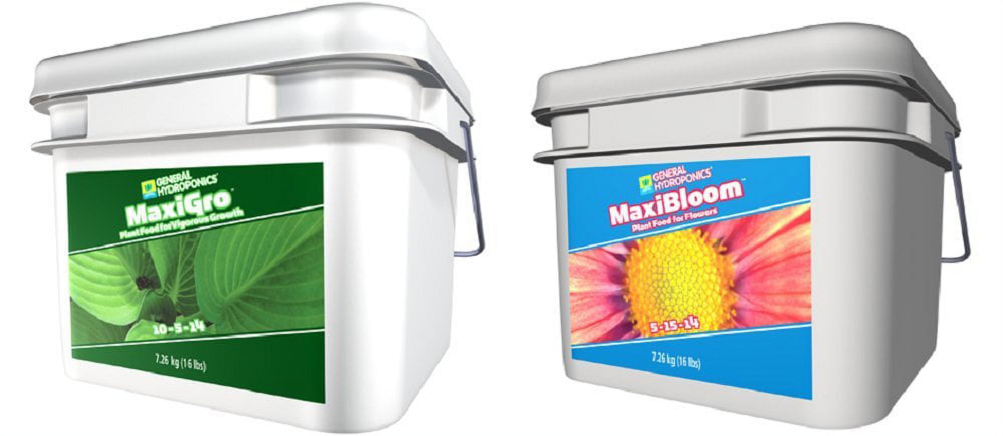 General Hydroponics MaxiGro 16lb + MaxiBloom 16lb Bundle - Walmart.com