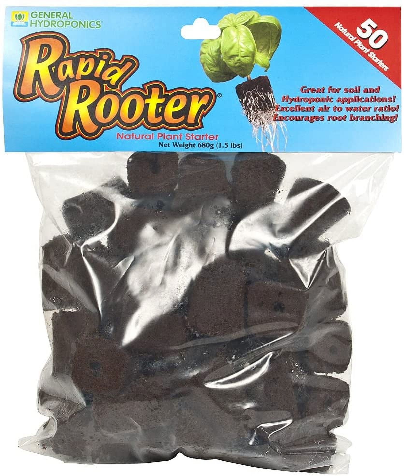 General Hydroponics Rapid Rooter Replacement Plugs, 50 Case - Walmart.com