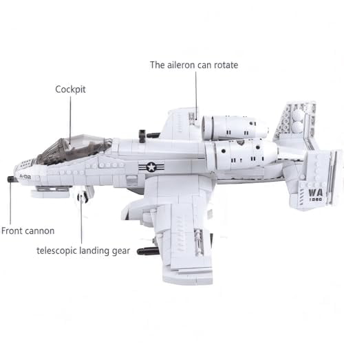 General Jim's A-10 Warthog Military Building Block Bricks Set US ...