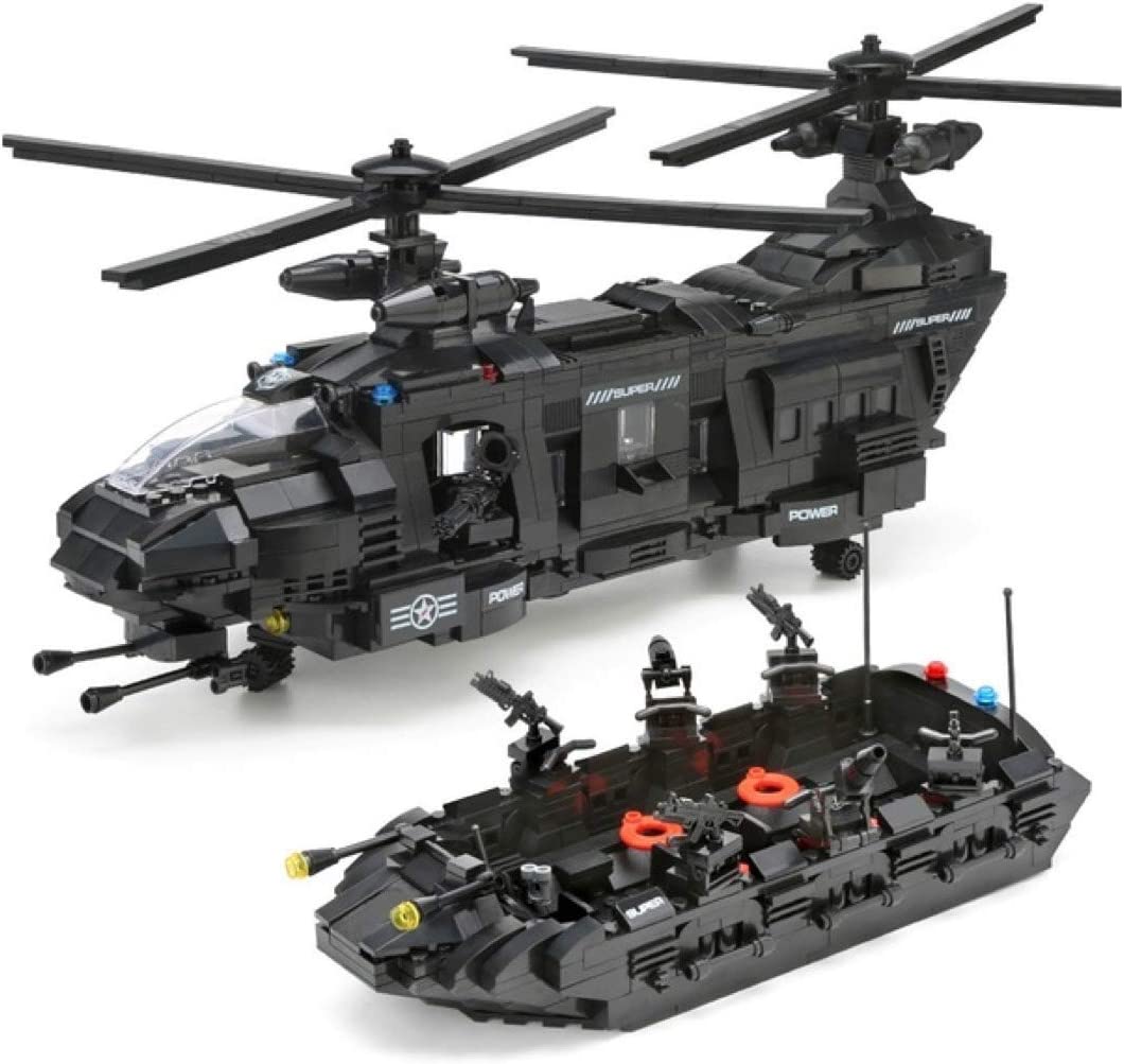 General Jim’s Building Blocks Army Toys - Black Hawk Swat Toy Police ...