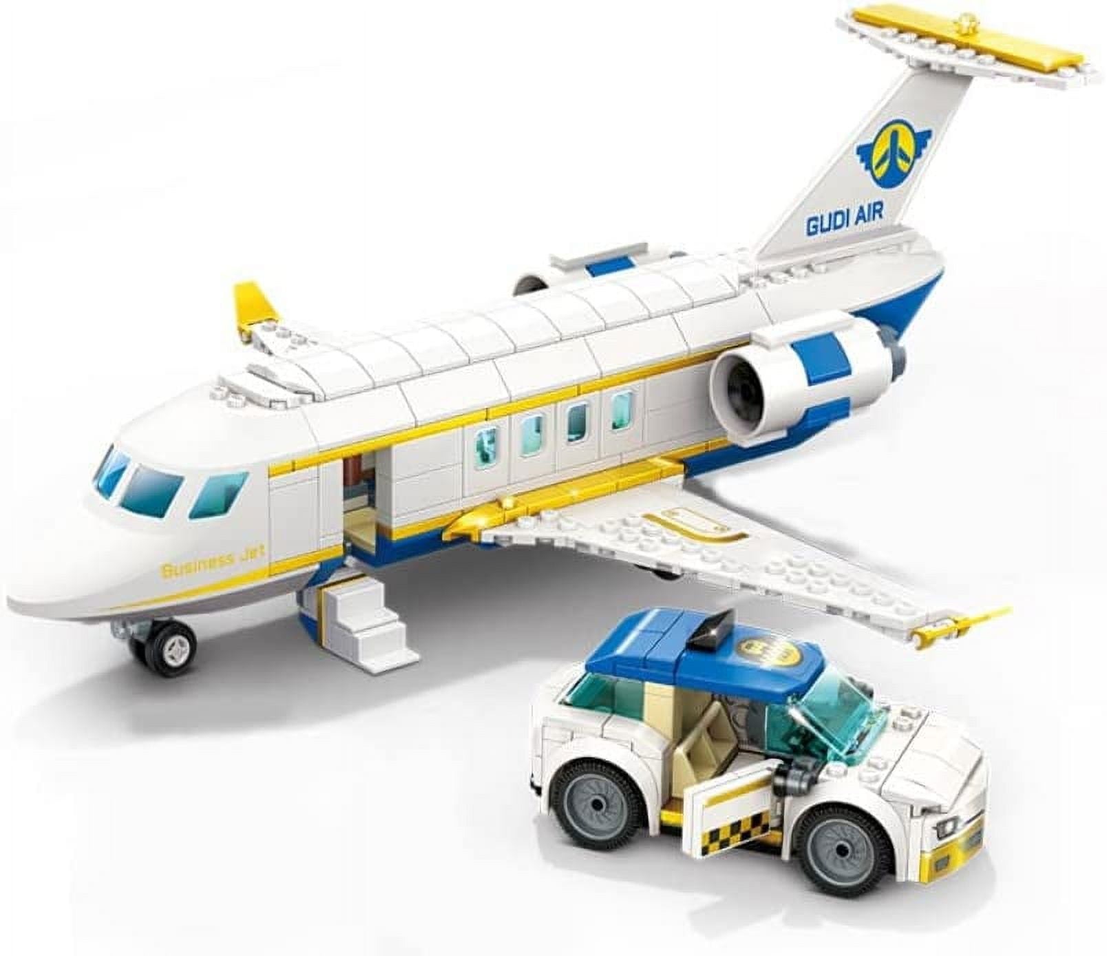 General Jim's White Business Airplane Building Blocks | Compatible with ...