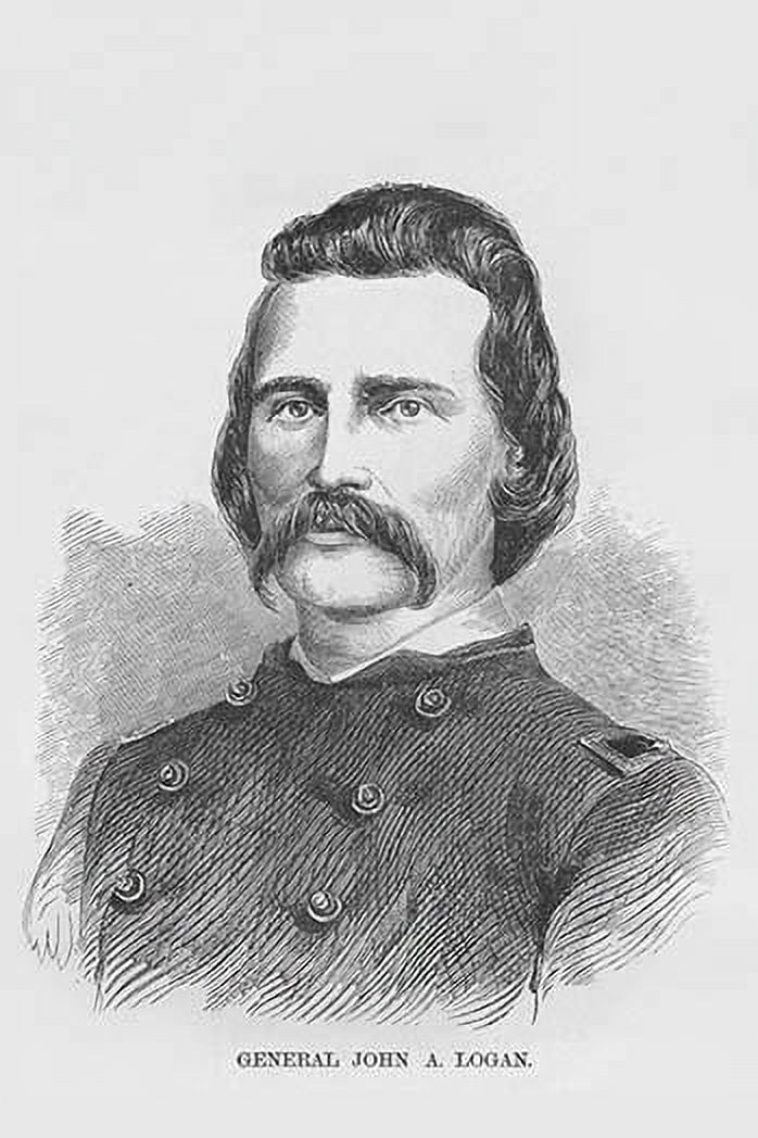 General John A. Logan-Fine Art Canvas Print (20" x 30") - Walmart.com