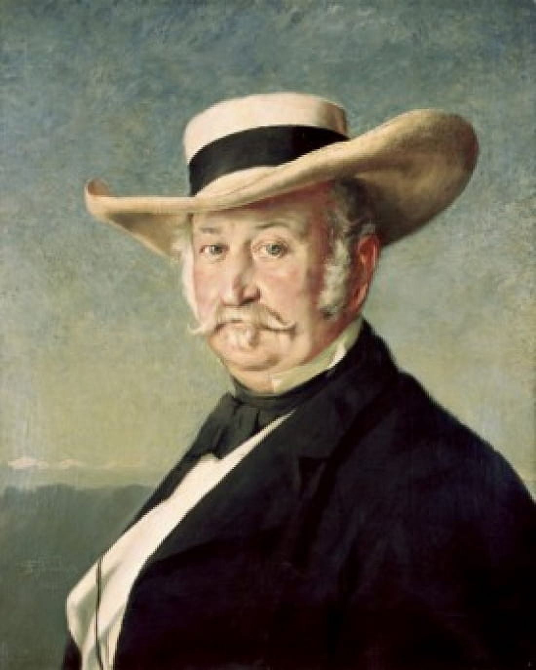 General John A. Sutter, Frank Buchser (1828-1890 Swiss), Oil on canvas, National Gallery of Art ...