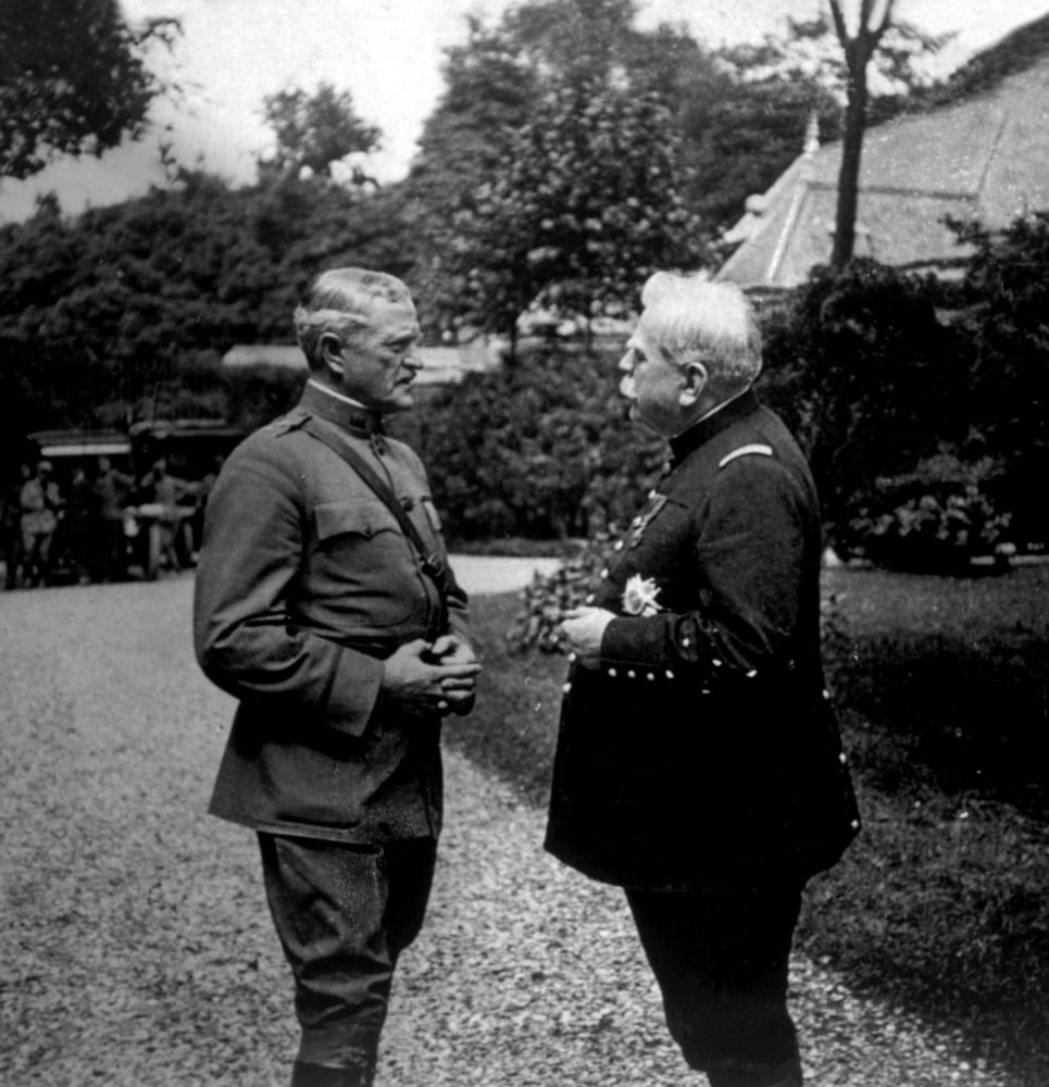 General John J. Pershing Meeting With Marshal Joseph Jacques Cesaire ...