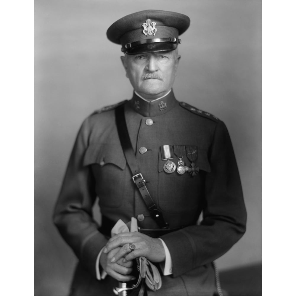 General John Pershing In Uniform With Medals History (24 x 36 ...