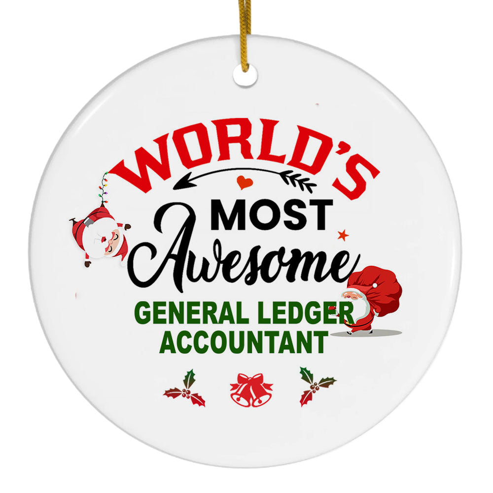 General Ledger Accountant Ornaments 2025 Gifts for Men, Women -General ...