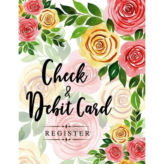 General Ledger Book Check and Debit Card Register: 100 pages 2,400 ...