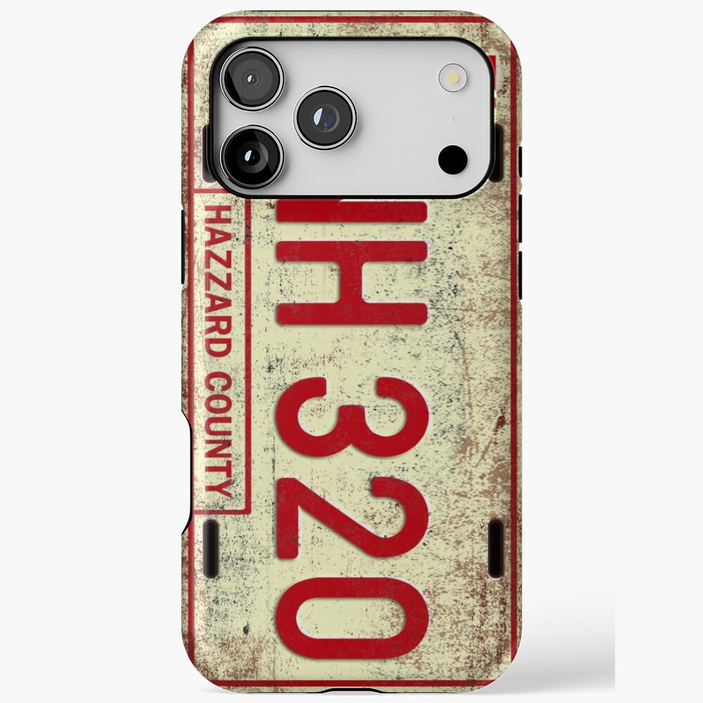 General Lee Orange Car License Plate iPhone Case 11 to 17 Pro Max ...