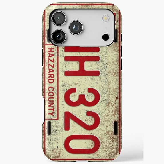 General Lee Orange Car License Plate iPhone Case 11 to 17 Pro Max ...
