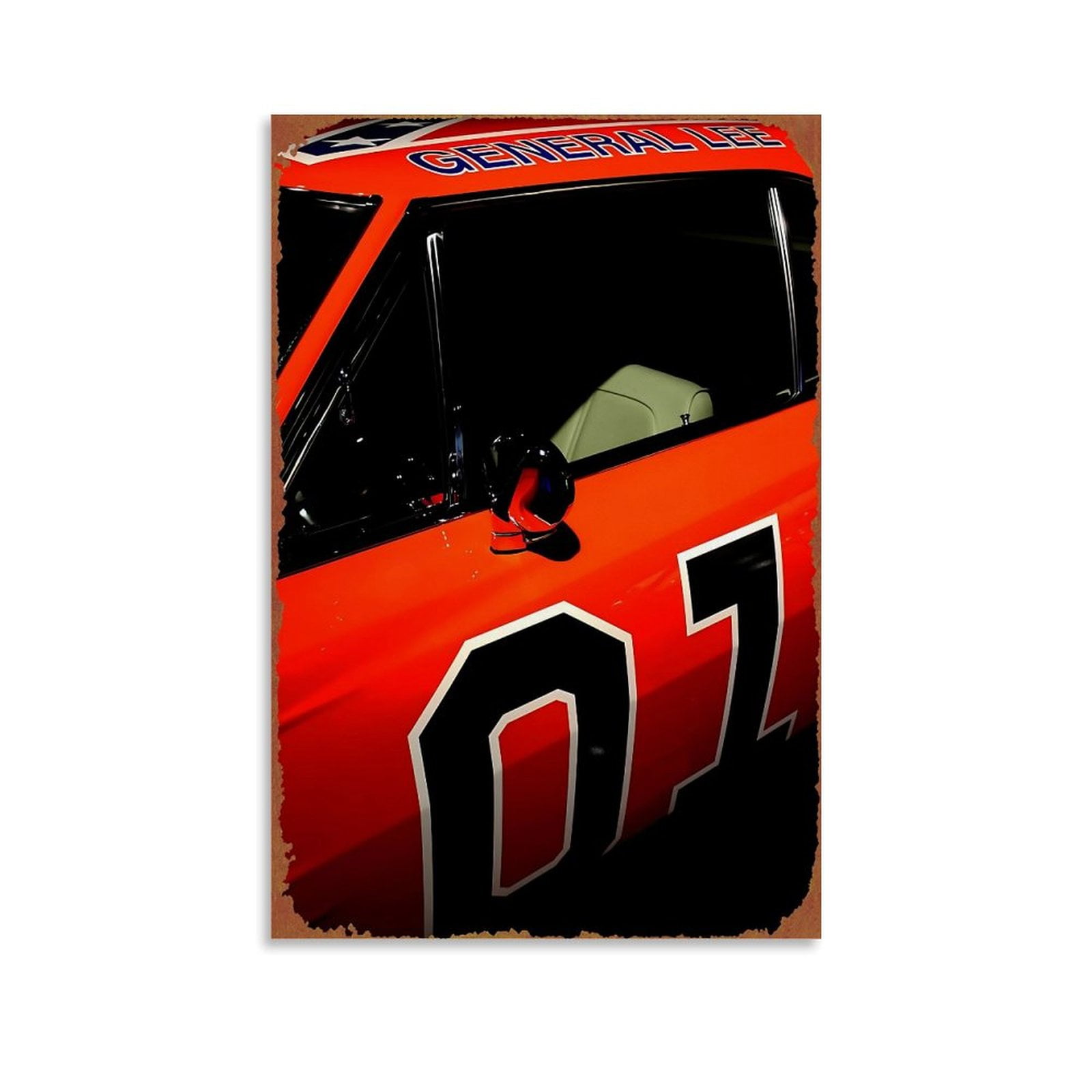 General Lee Painting Vintage Poster Picture Print Wall Art Poster ...
