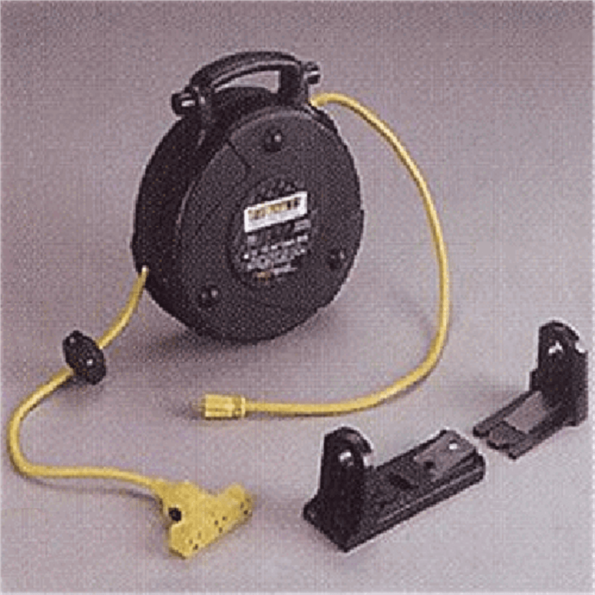 SafTlite by General Manufacturing Mid Size Power Supply Reel 40 Foot 12/3 SJTOW Cord 15 Amp ...