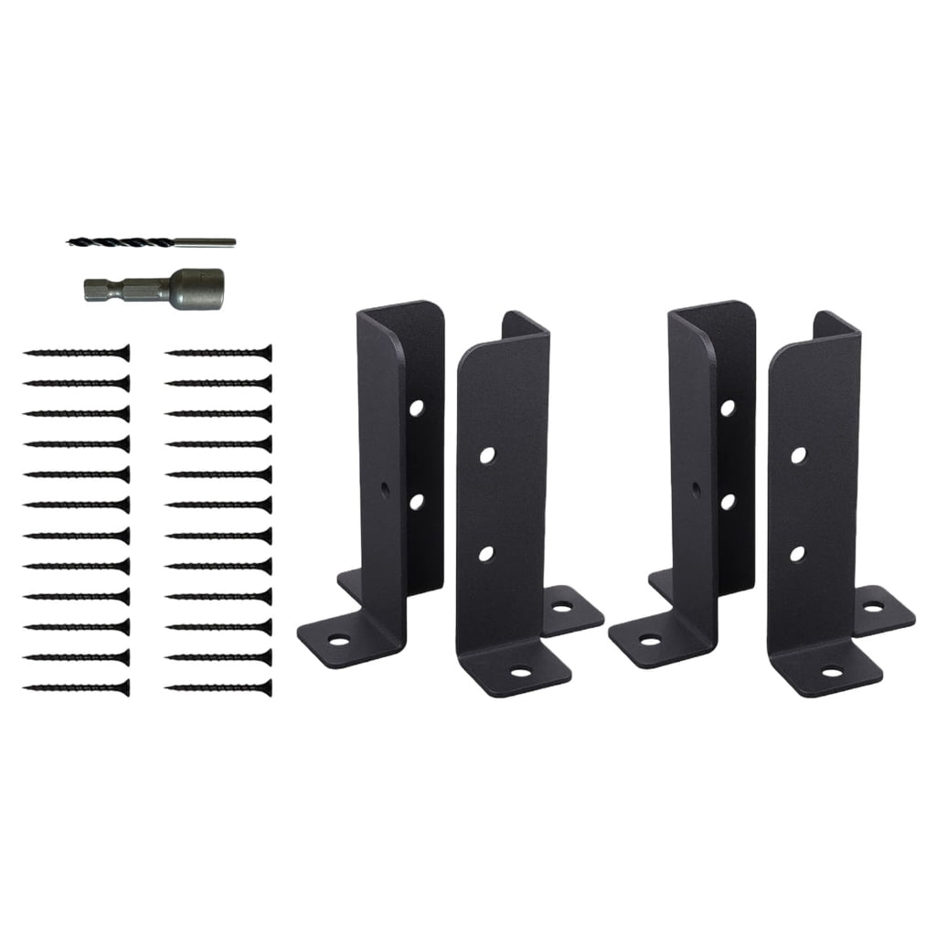 General Metal Fence Post Stabilizer Adjustable Design Column ...