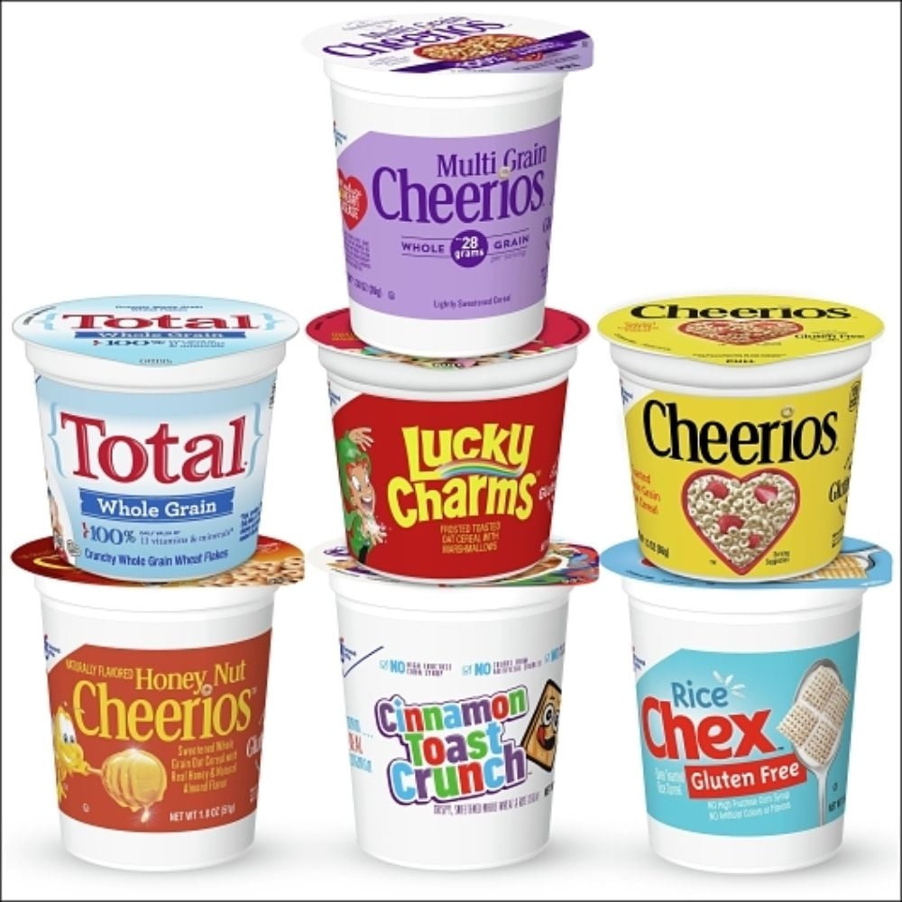 General Mills Variety Pack Single Serve Cereal Cups, 60 Per Case, 150 ...