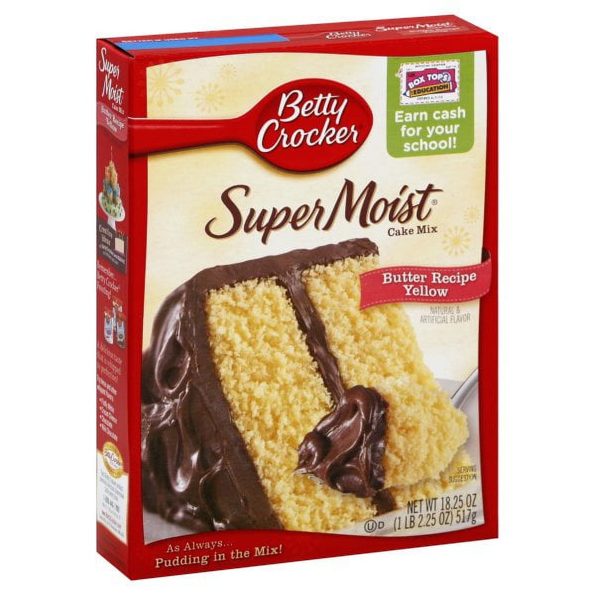General Mills Betty Crocker Super Moist Cake Mix, 18.25 oz - Walmart.com