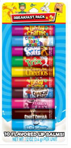 General Mills Cereal 10 Pack Assorted Lip Balms, 1.2 oz - Walmart.com