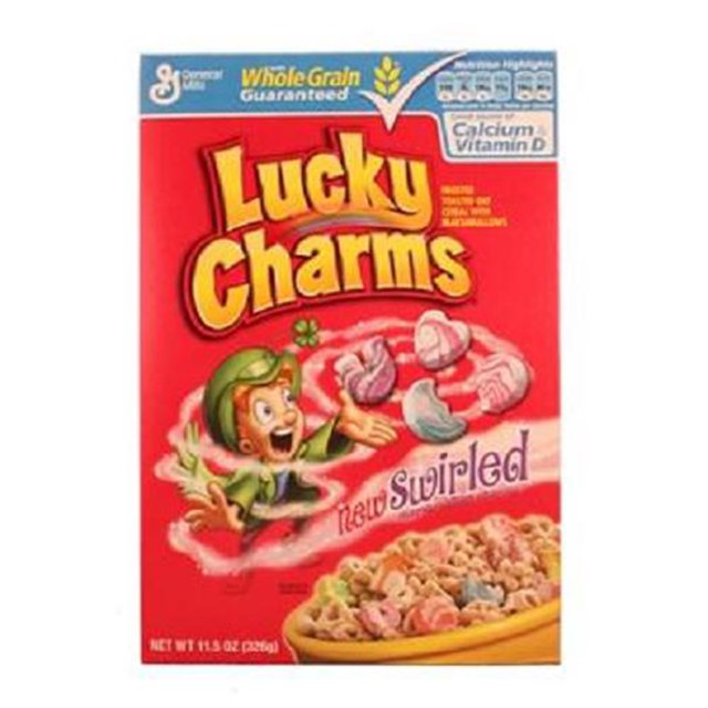 General Mills Cereal, Lucky Charms - Box, Count 1 - Cereals / Grab ...