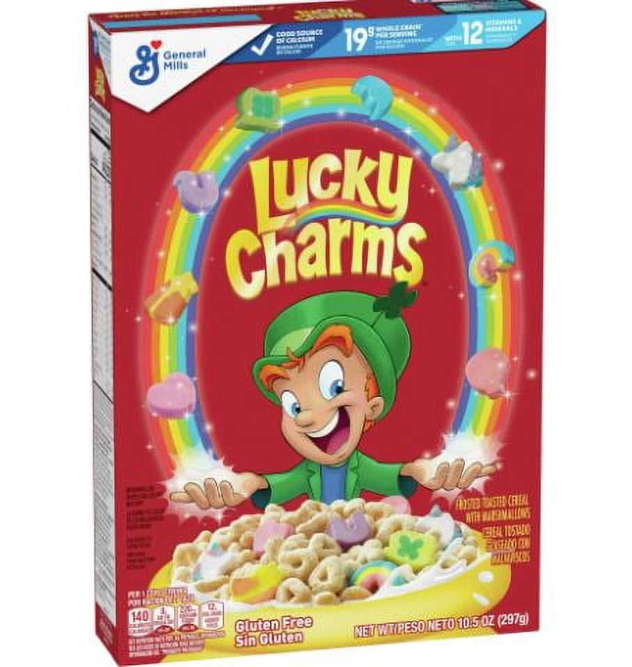 General Mills Cereal, Lucky Charms - Box, Count 1 - Cereals / Grab ...