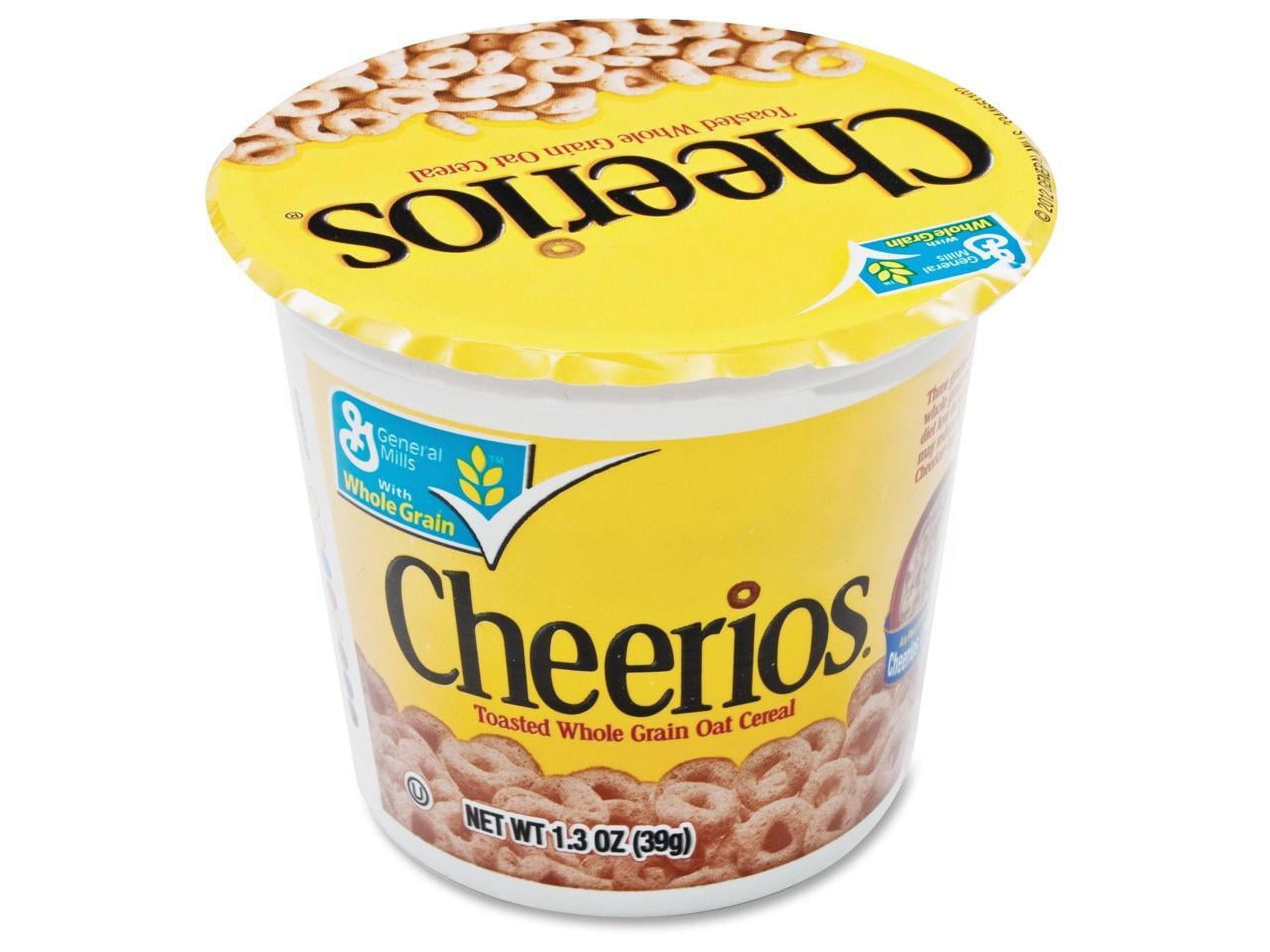 General Mills Cheerios Breakfast Cereal, Single-Serve 1.3 Oz Cup, 6 ...