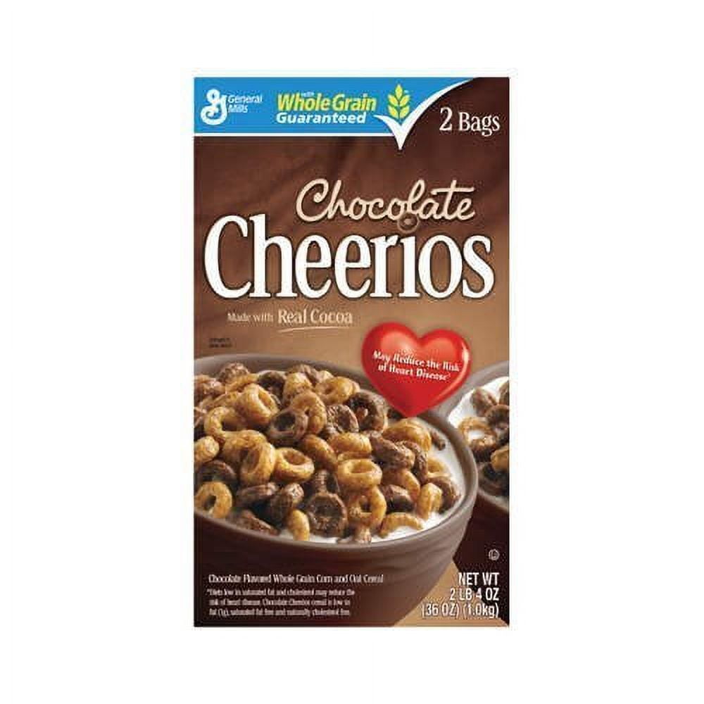 General Mills Chocolate Cheerios 36 Ounce Two Pouch Value Box - Walmart.com