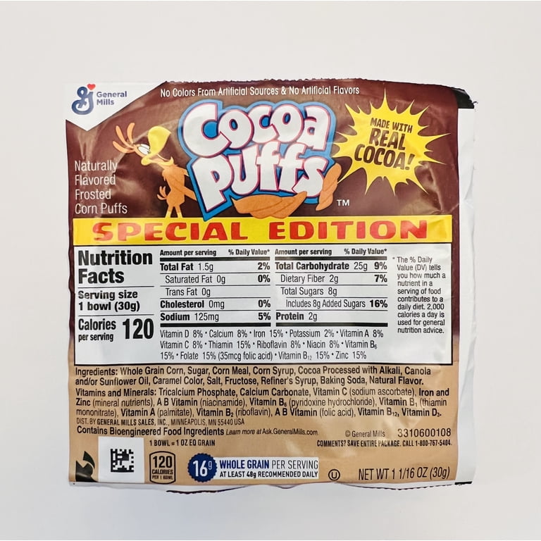 Cocoa Puffs Cereal Bowl