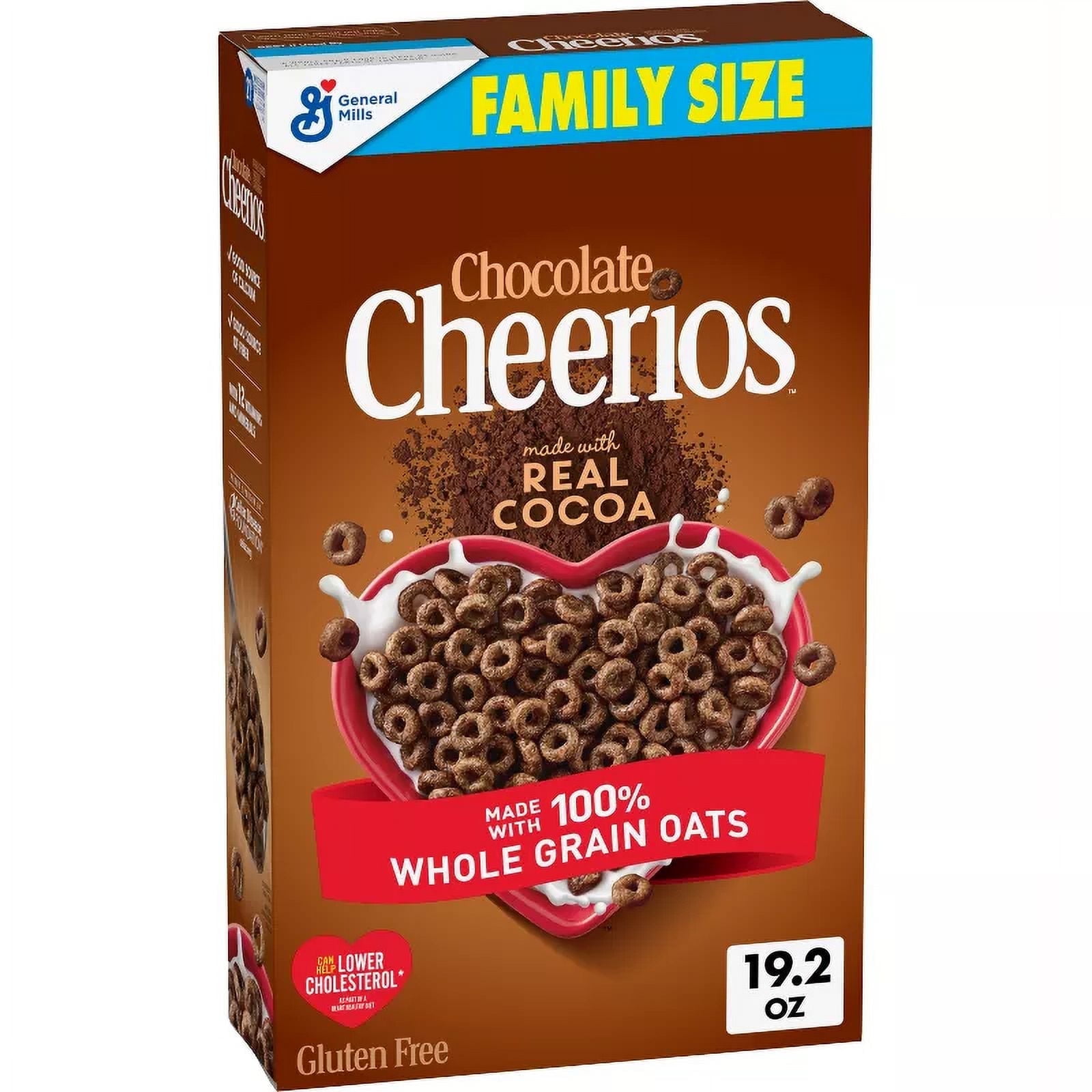 General Mills Family Size Chocolate Cheerios Cereal - 19.2oz, Chocolate ...