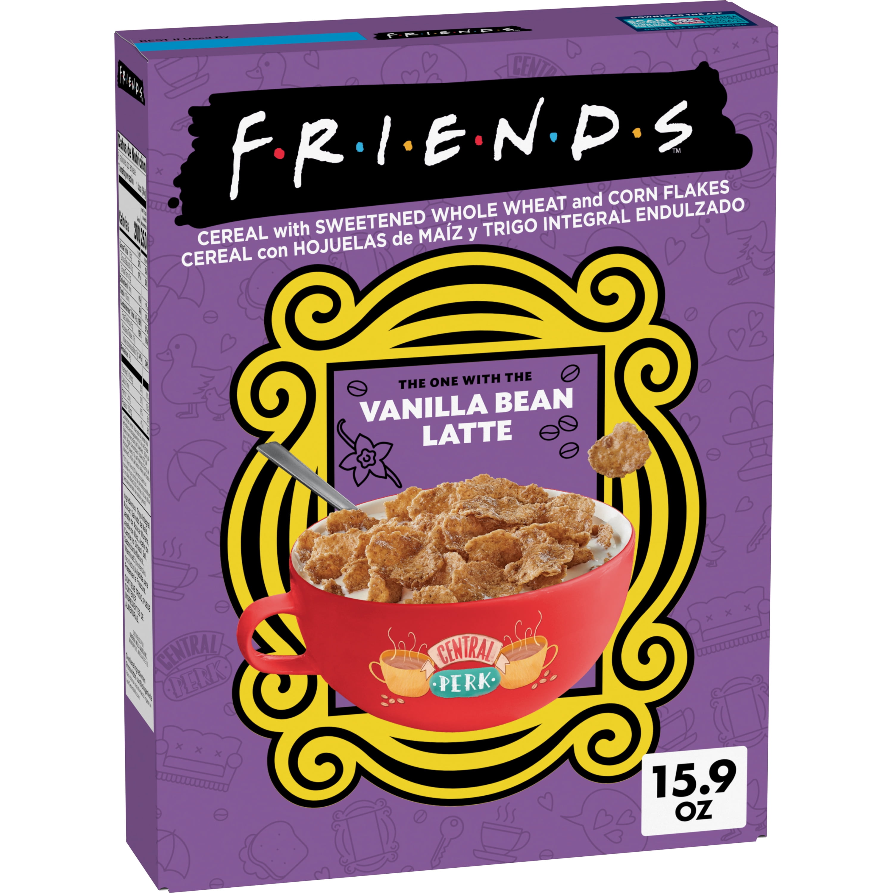 FRIENDS Cereal, The One With The Vanilla Bean Latte, 15.9 oz - Walmart.com