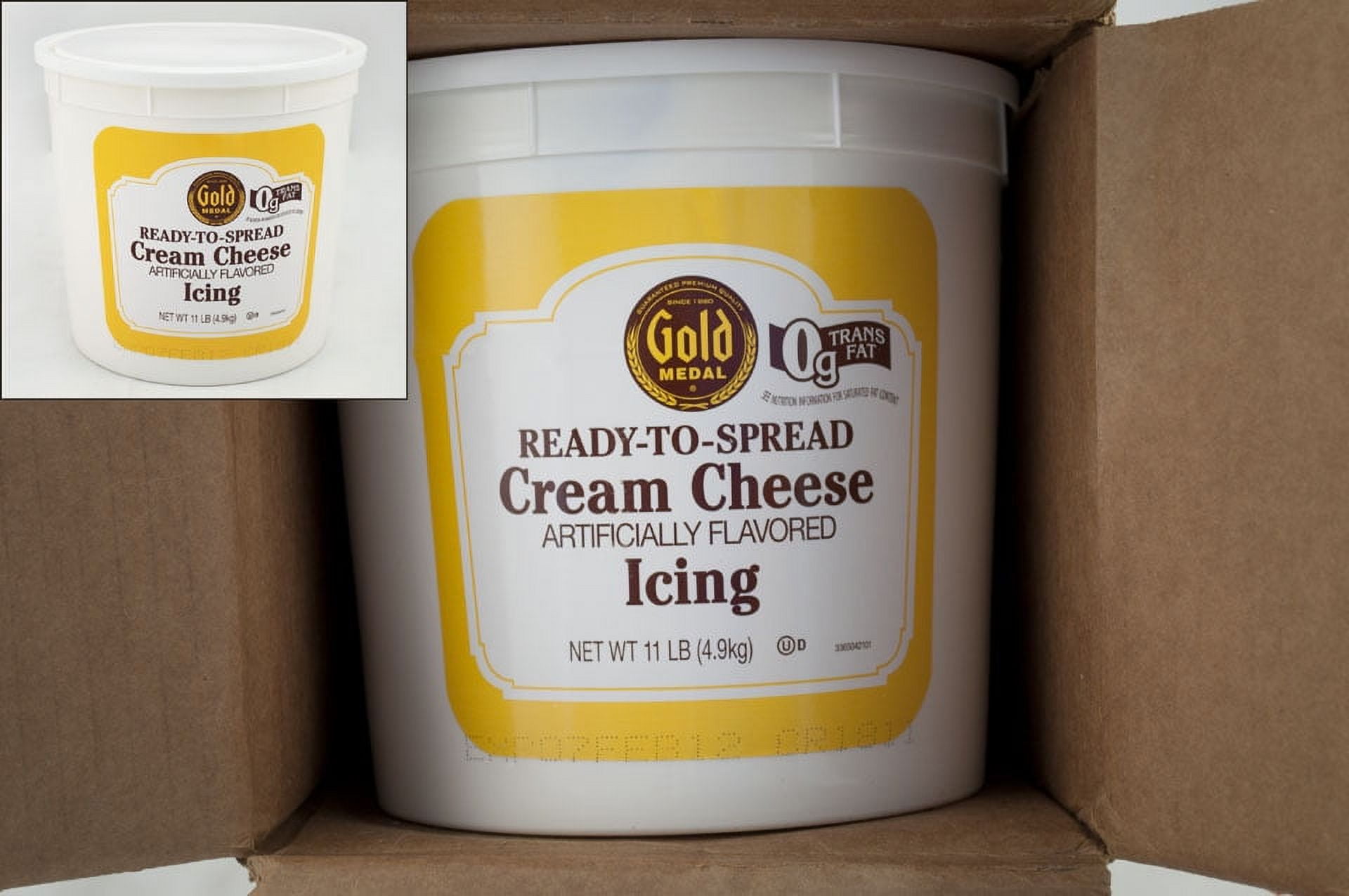 General Mills Gold Medal Ready To Spread Cheese Cream Icing, 11 Pound ...