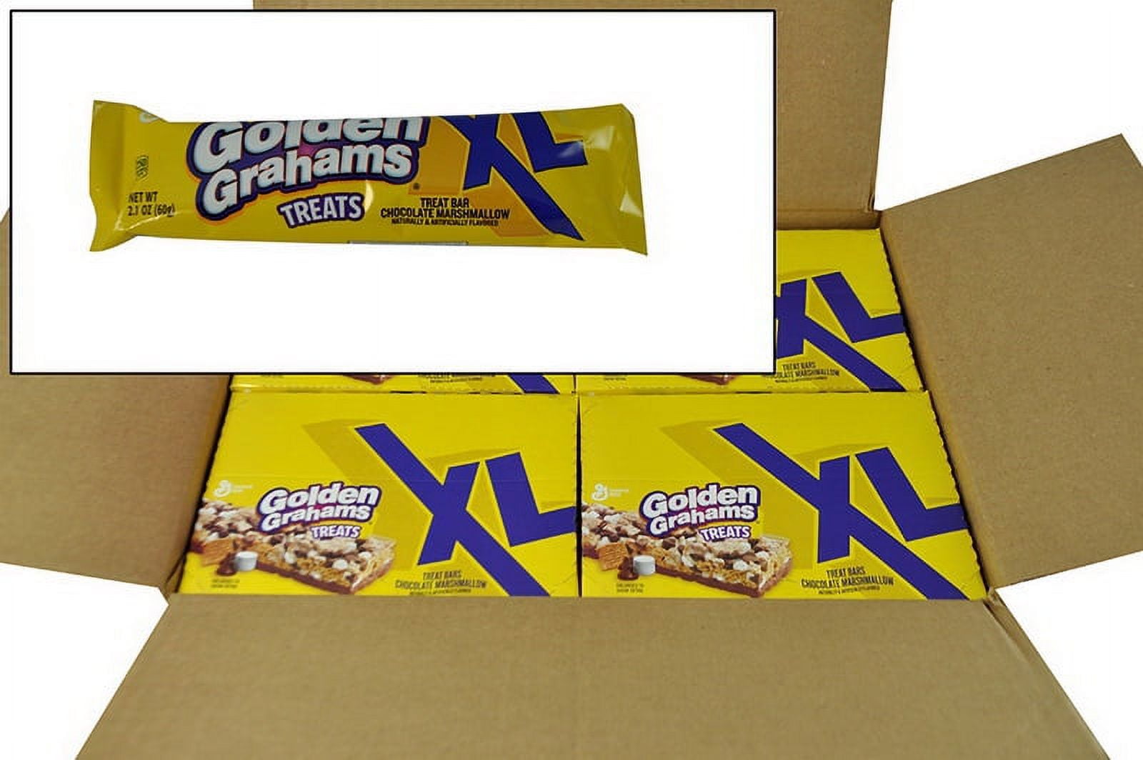 General Mills Golden Grahams King Size Treats Bars, Chocolate ...