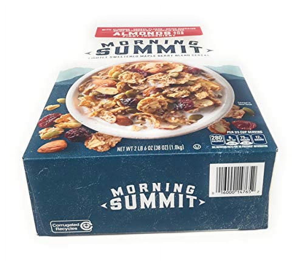 General Mills Morning Summit Cereal, 38 oz, Almonds, Maple Flavored ...