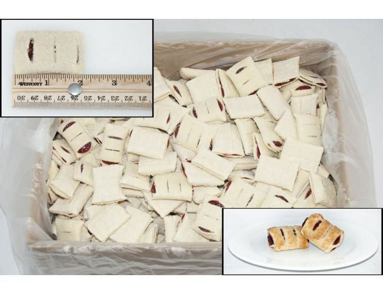 General Mills Pillsbury Cherry-Sugared Puff Pastry Dough - Strudel ...