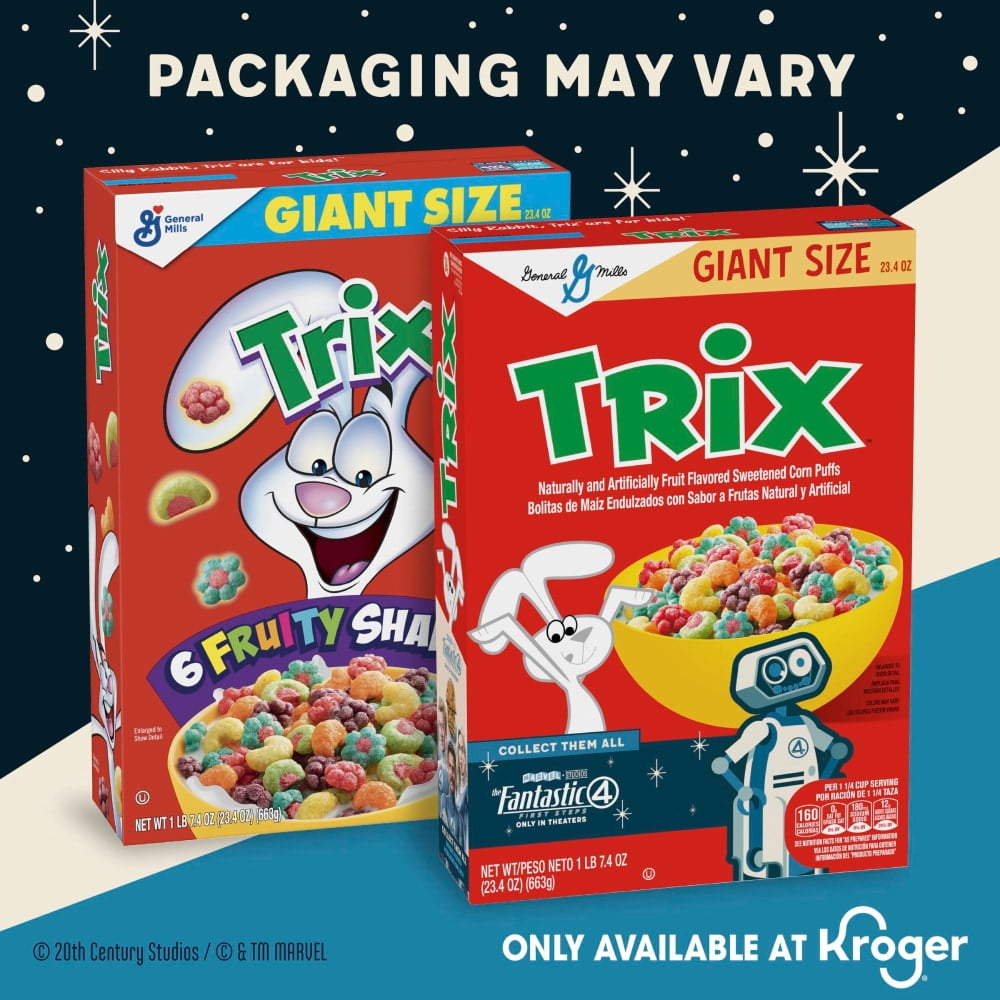 General Mills Trix Giant Size Cereal - Walmart.com