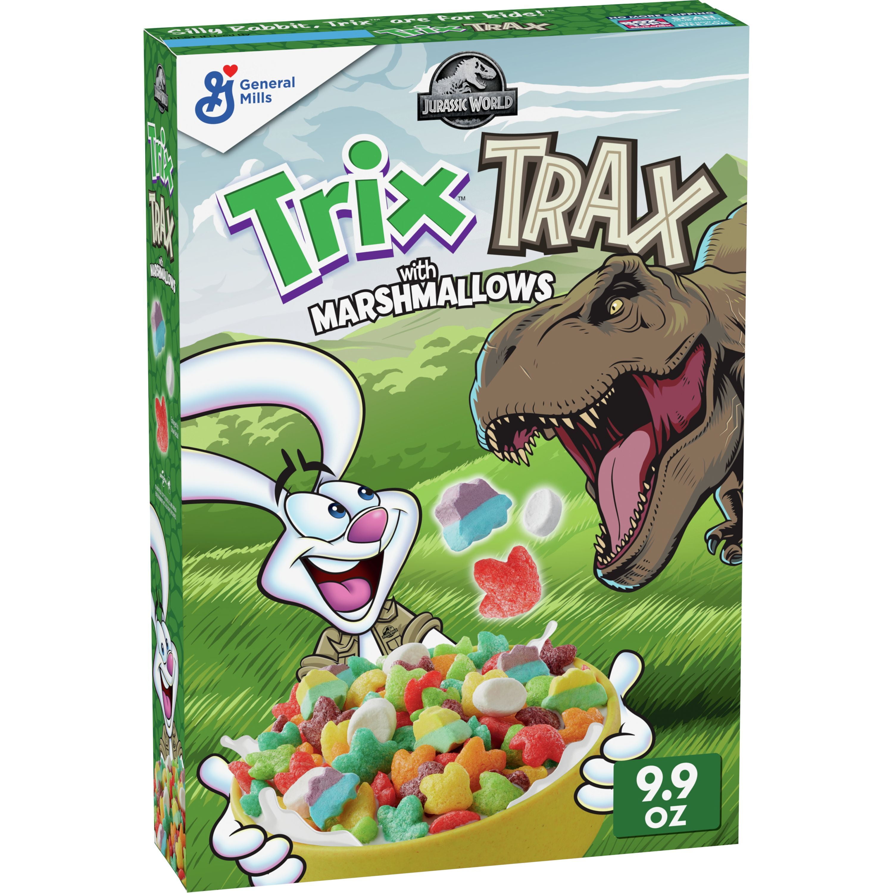 General Mills Trix Trax, Fruit Flavored Corn Puffs Cereal, 9.9 OZ ...
