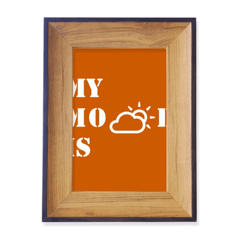 General Mood Cloud Weather Photo Frame Exhibition Display Art Desktop ...