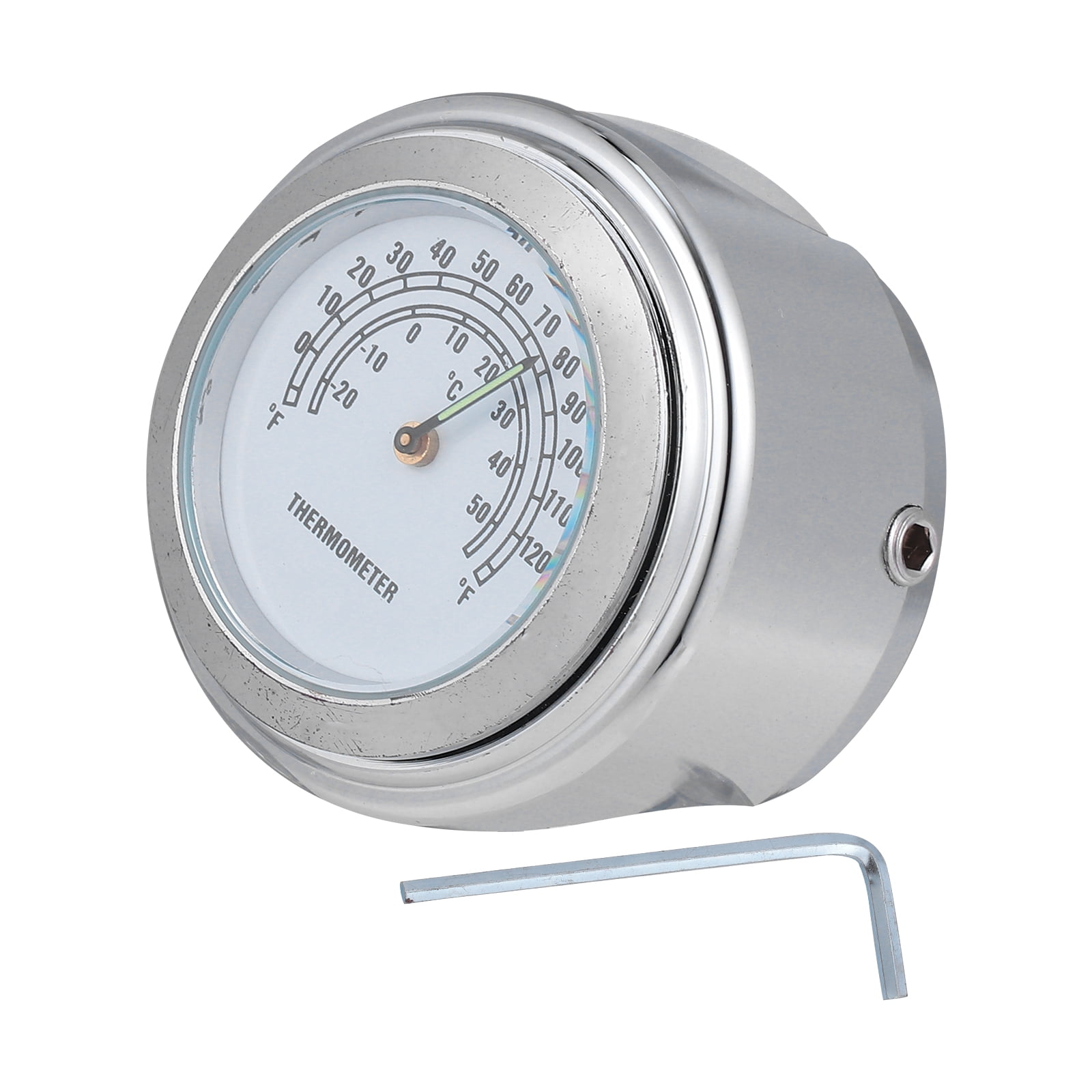 General Motorcycle Temperature Handlebar Meter Handlebar Gauge ...