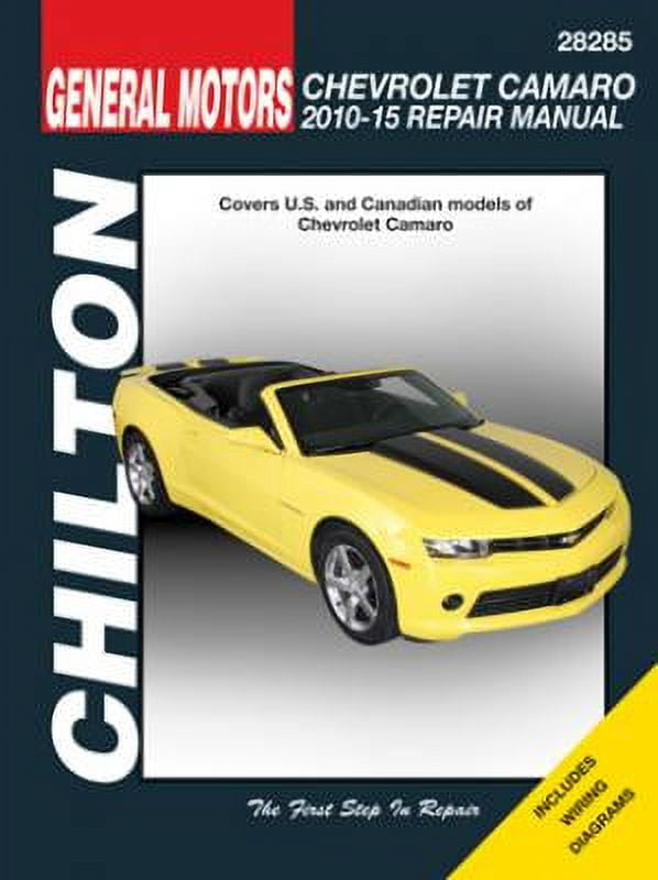 General Motors Chevrolet Camaro 2010-2015 Chilton Repair Manual ...